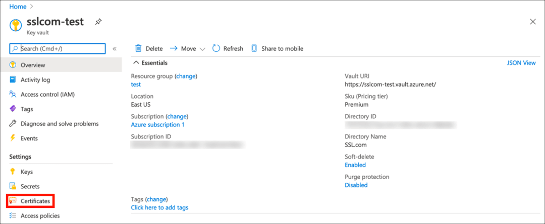 Generate a CSR and Install a Certificate in Microsoft Azure Key Vault ...